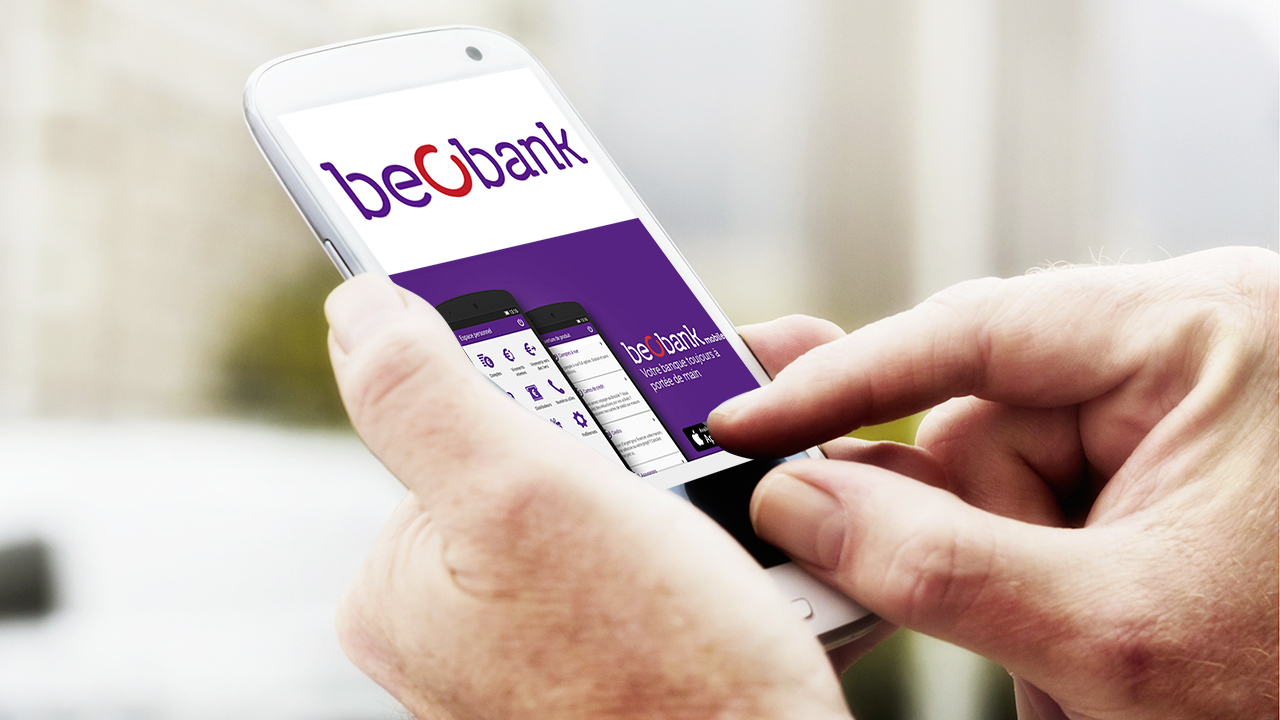 Application m-banking aussi chez Beobank